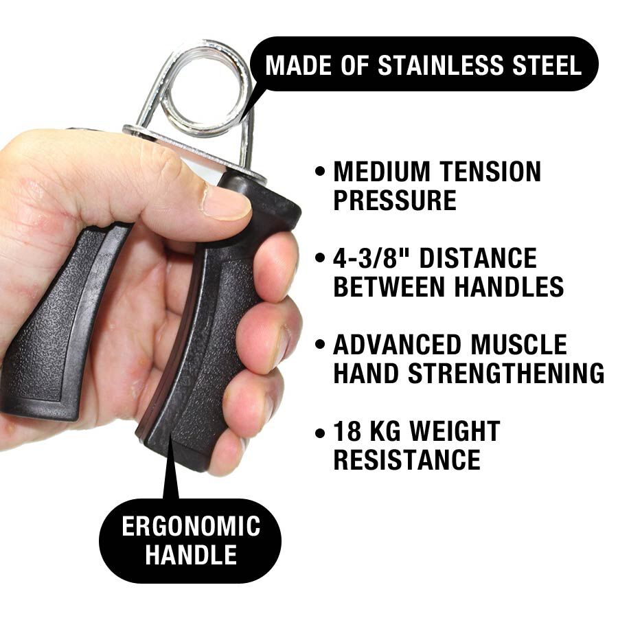 Hand Grips Gripper Arm Muscle Builder Wrist Resistance Strengthener in ...