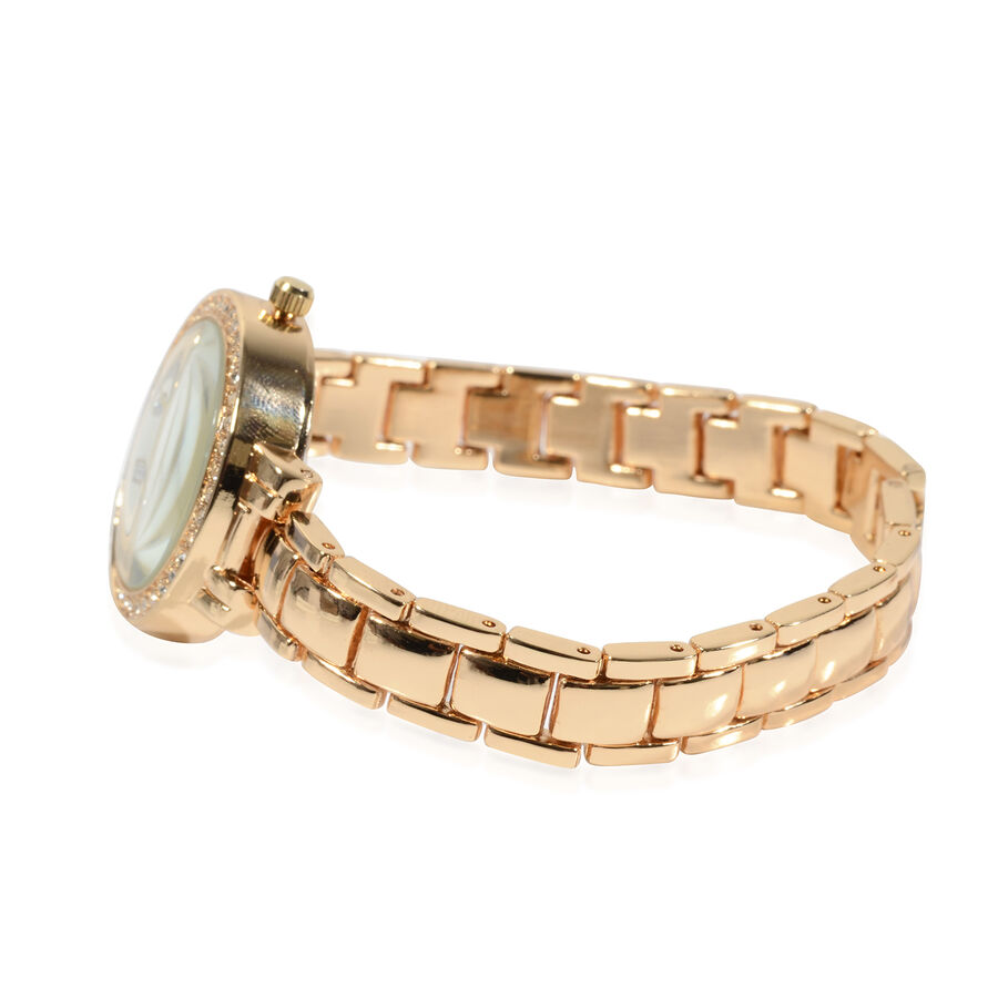 ETERNITY - Ladies Swarovski Studded Watch in Gold Tone - 3520378 - TJC