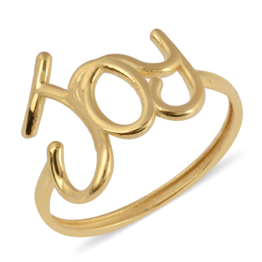 Italian Made- 9K Yellow Gold Joy Ring - M3638390 - TJC