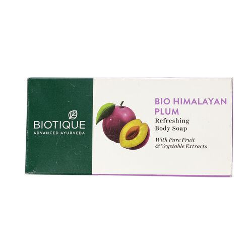 Biotique Bio Himalayan Plum Body Refreshing Body Soap 150g - 3613406 - TJC