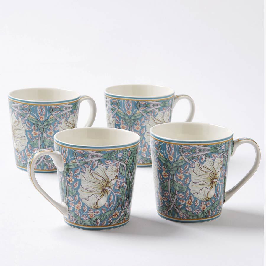 Lesser and Pavey - William Morris Pimpernel Mugs- Set of 4 - 6125089 - TJC