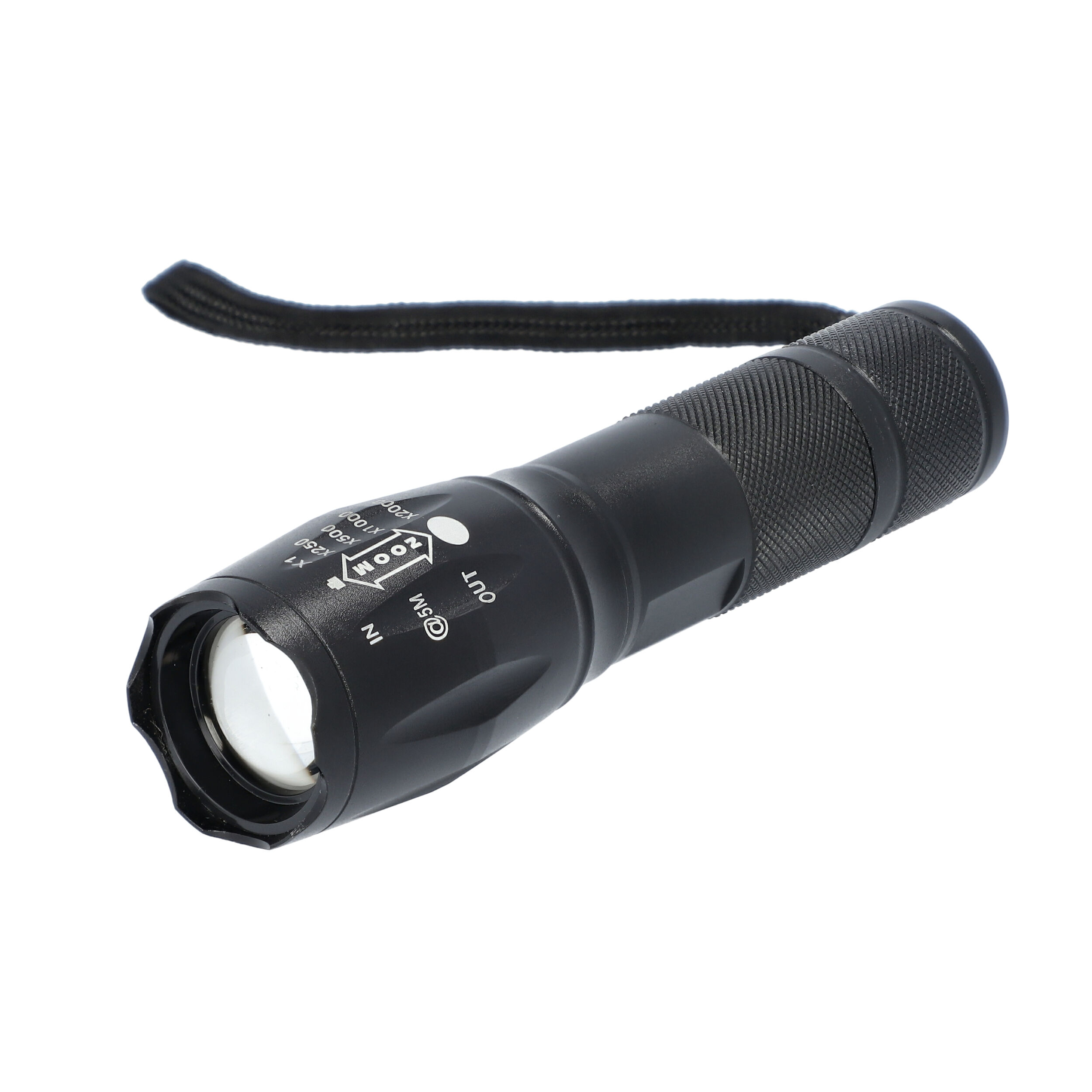 Flashlight Torch with wristlet- Black - 3655027 - TJC