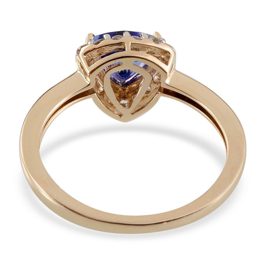 Close Out Deal 14K Y Gold AA Tanzanite (Trl 0.65 Ct), White Sapphire ...