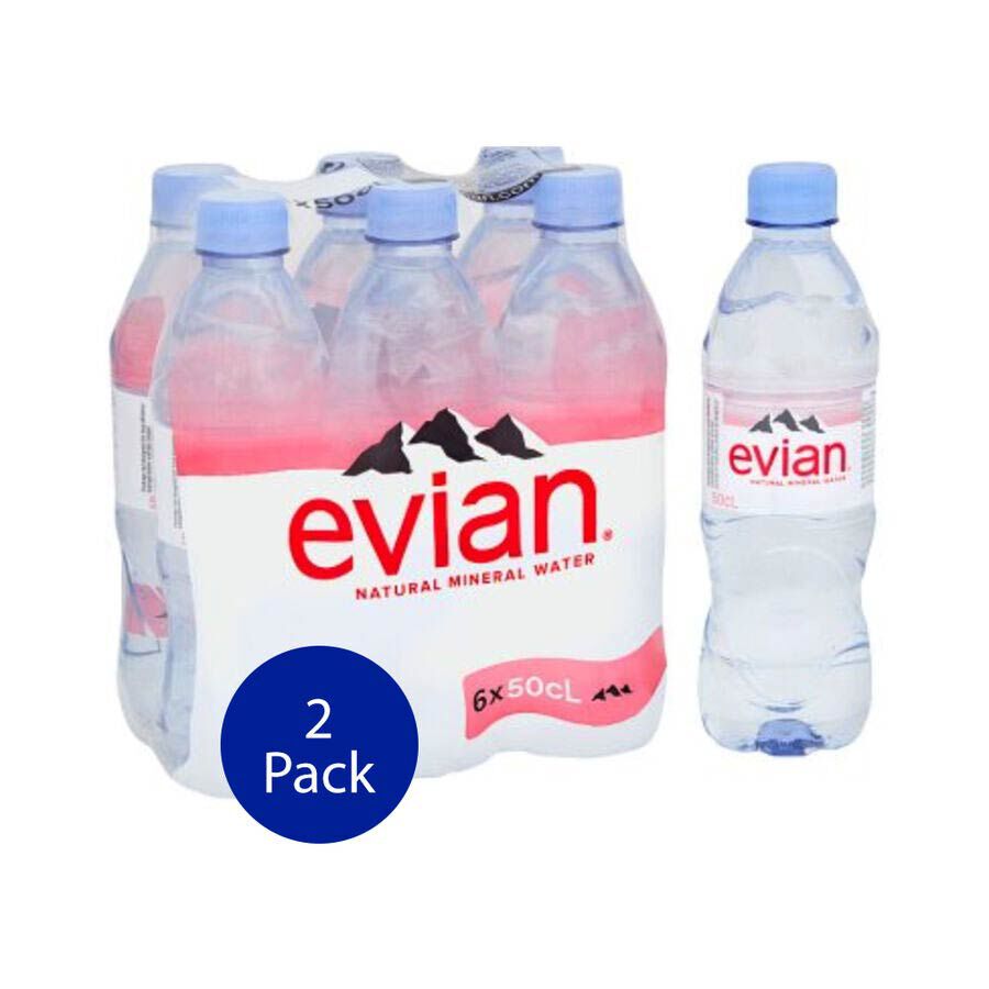 Evian: Still Water - 6X500ML (Pack of 2) - 3578385 - TJC