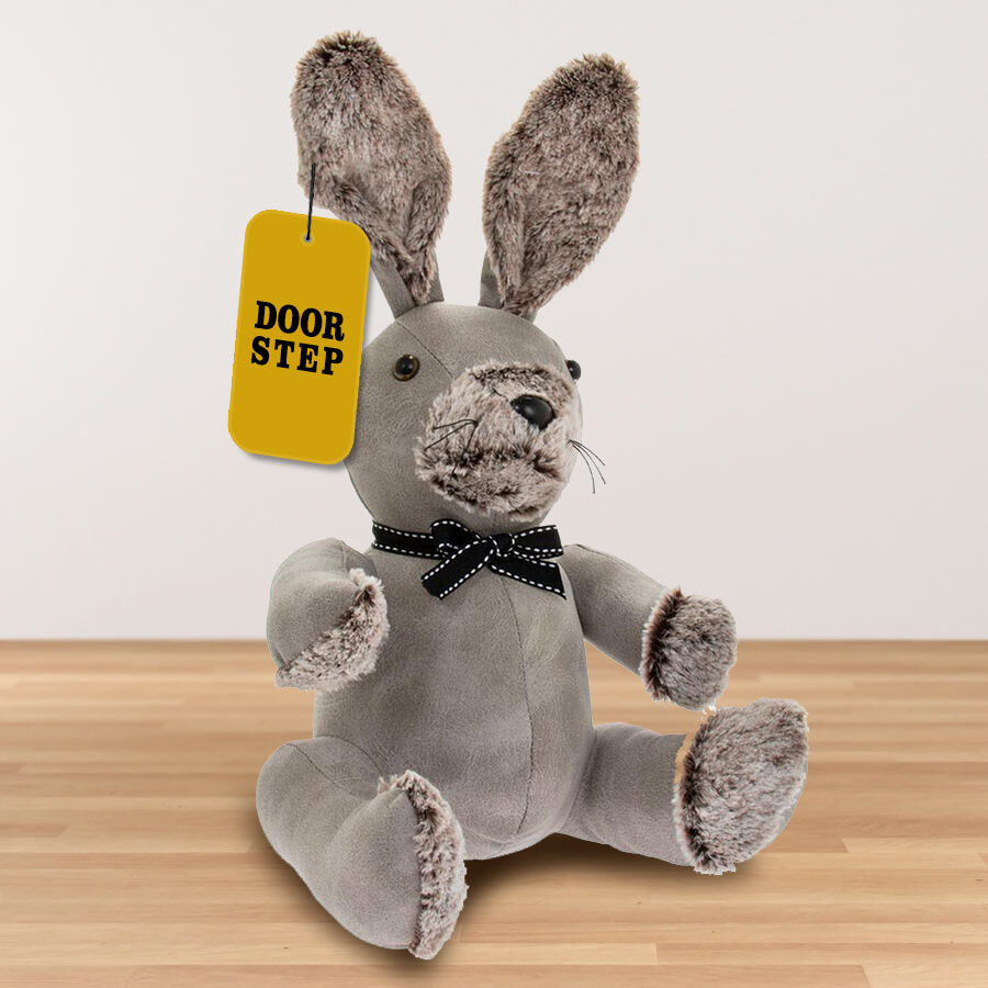 Lesser and Pavey - Faux Leather Rabbit Doorstopper - 6639149 - TJC