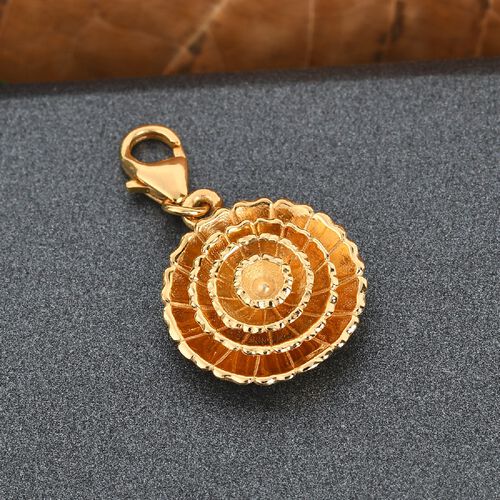 Charmes De Memoire Marigold October Birth Flower Charm in Gold Plated ...