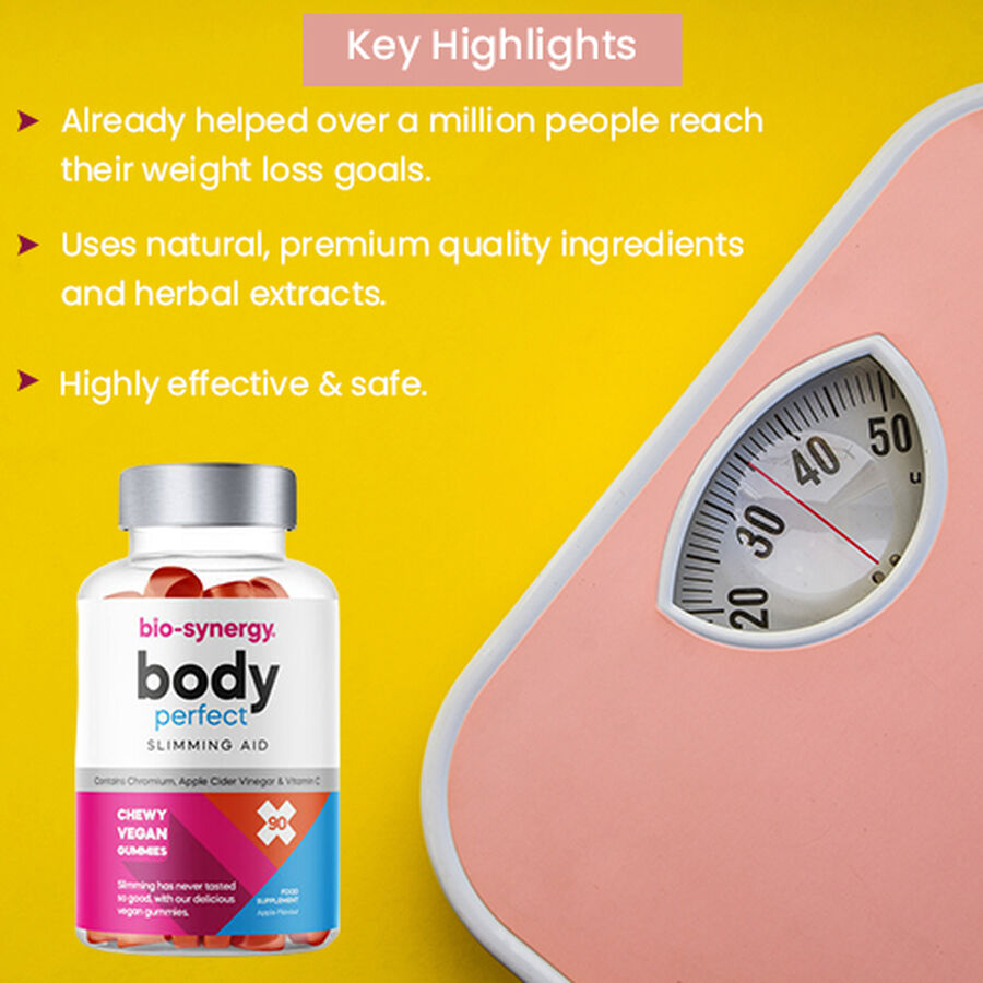 BioSynergy: Beauty Inside Slimming Aid Vegan Gummies 60- Apple Flavour ...