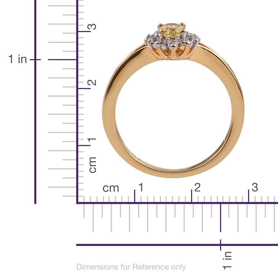 Marialite (Ovl 0.50 Ct), Natural Cambodian Zircon Ring in 14K Gold ...