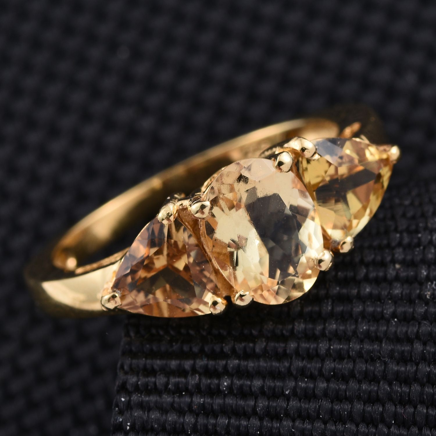 Marialite (Ovl 1.10 Ct) Ring in 14K Gold Overlay Sterling Silver 2.250 ...