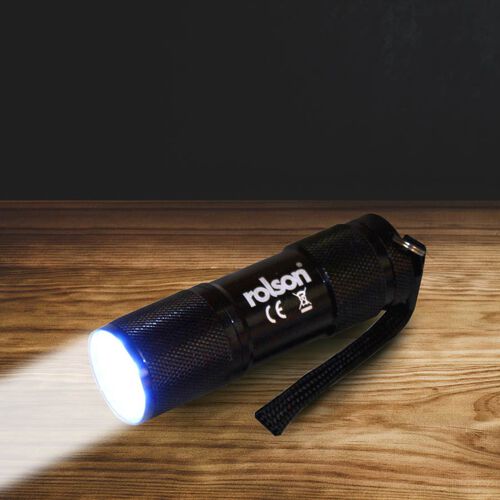 ROLSON 3 Piece - 9 LED Aluminium Torch Set (with 9 AAA Batteries ...