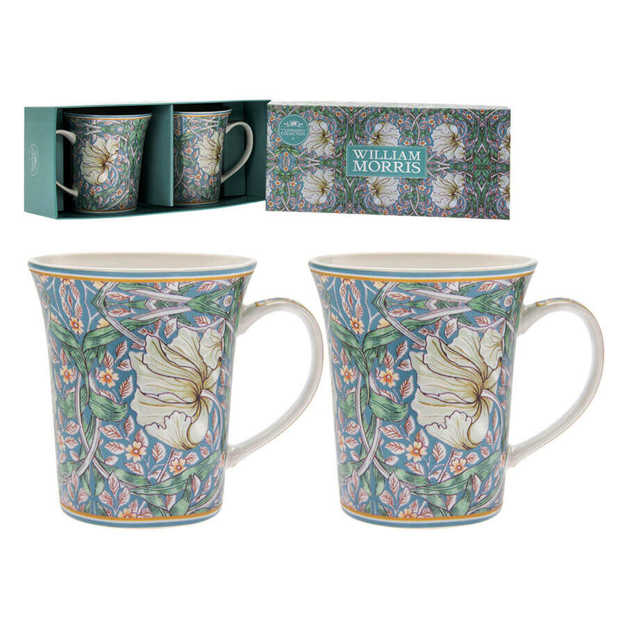 Lesser and Pavey - William Morris Pimpernel Mugs - Set of 2 - Made in ...