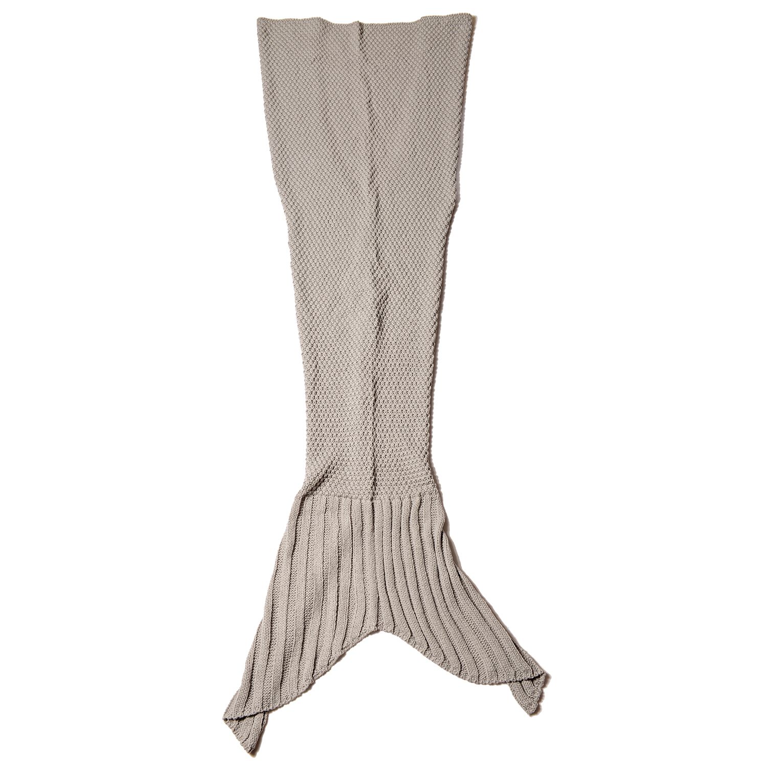 Beautiful Warm and Durable Grey Mermaid Tail Blanket One Size Large ...
