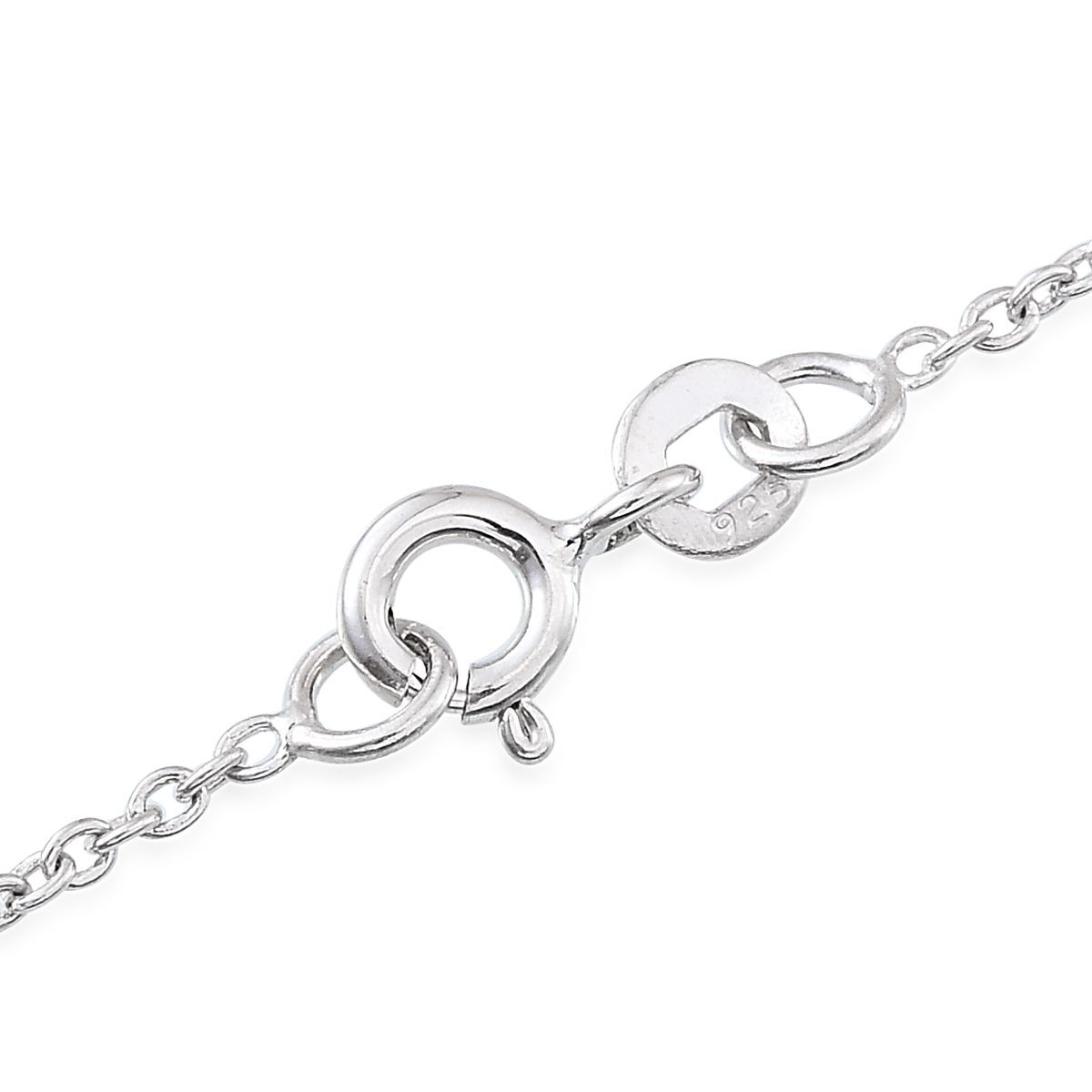 Platinum Overlay Sterling Silver Origami Camel Pendant With Chain (Size ...