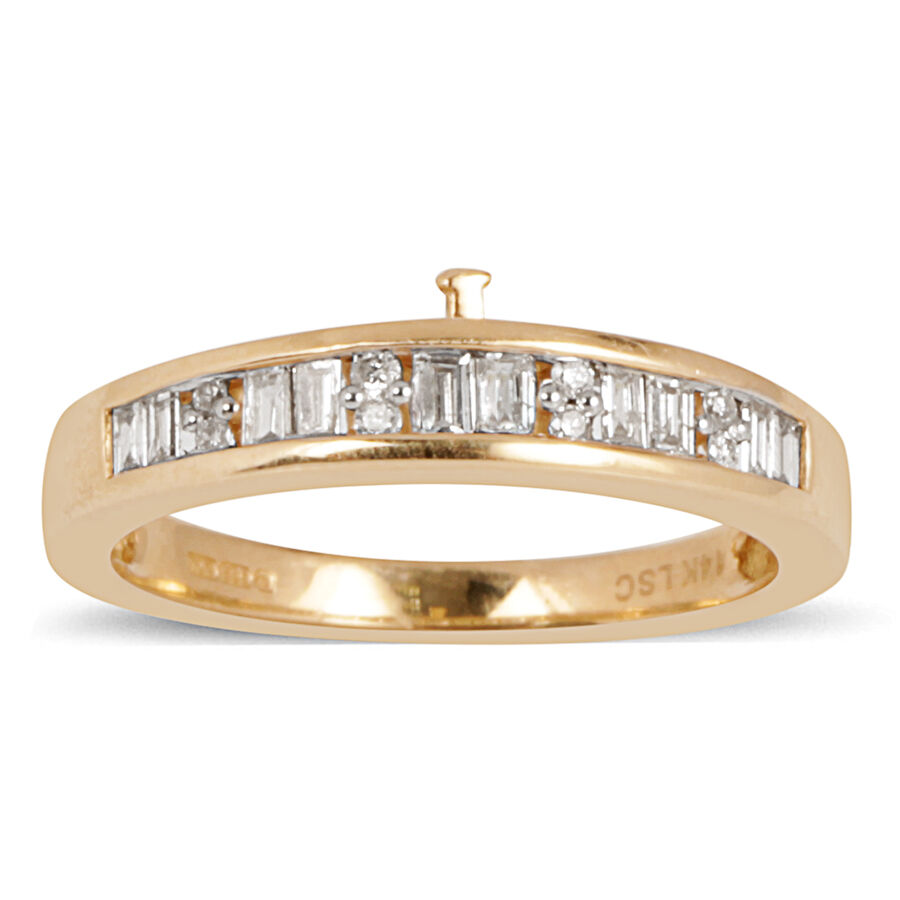 Close Out Deal 14K Y Gold Diamond (Rnd) Bridal Set Ring 0.750 Ct ...