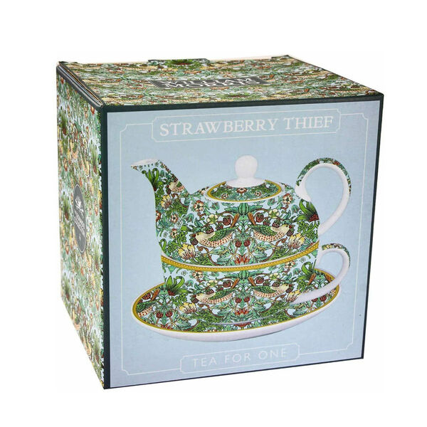 Lesser and Pavey - William Morris Strawberry Thief Teal Tea for One ...