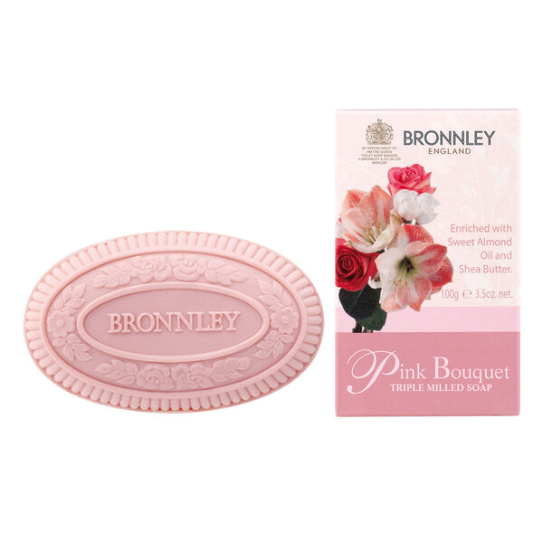 Bronnley: Pink Bouquet Triple Milled Fine English Soap - 100g - 6127045 ...