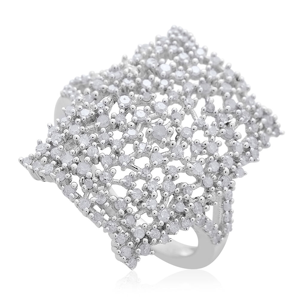 Limited Edition- Designer Inspired- Fire Cracker Diamond (Rnd) Ring in ...