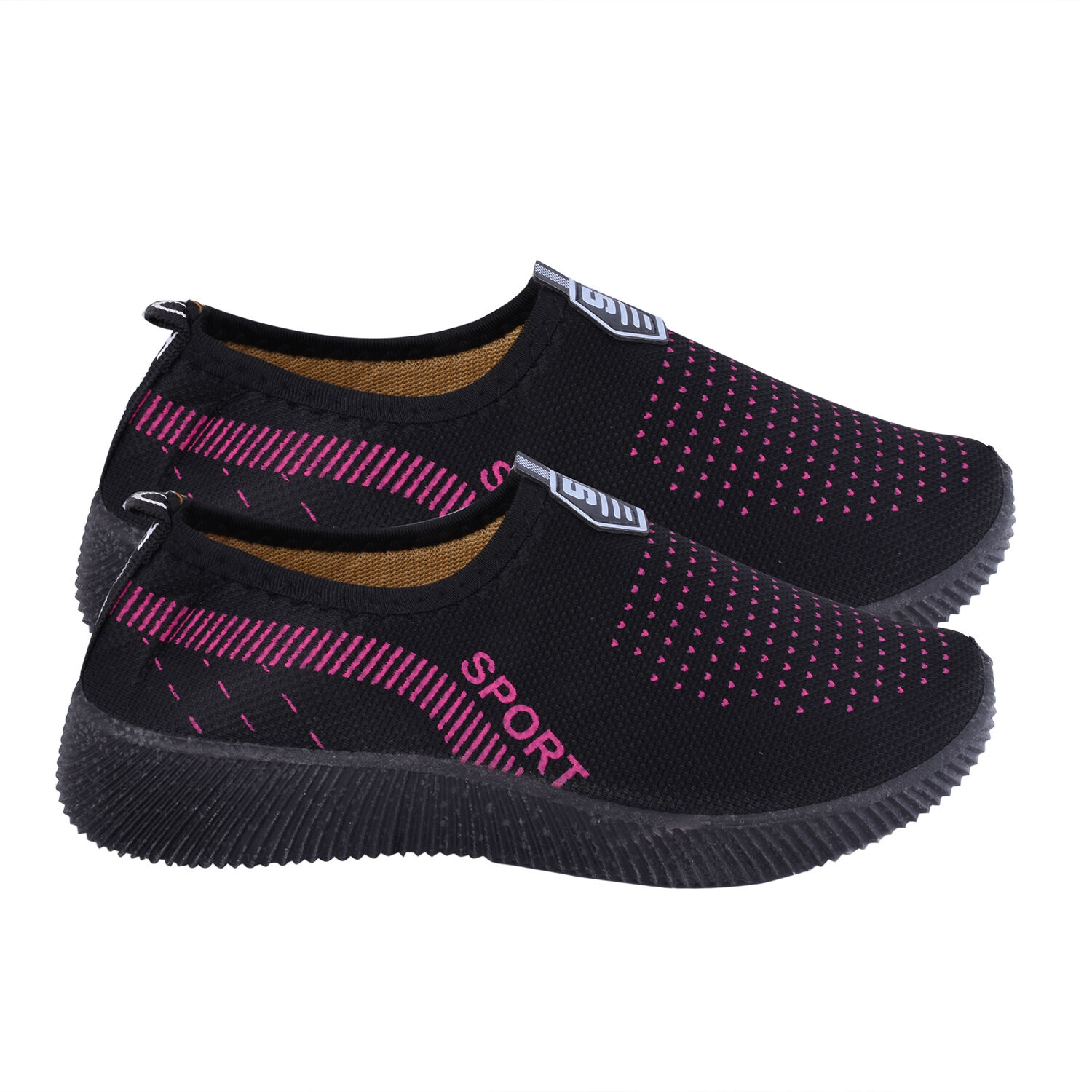 Sport and Leisure Slip-On Shoes in Black - 6291450 - TJC
