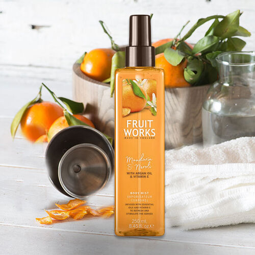 FruitWorks: Mandarin & Neroli Body Mist (With Argan Oil & Vitamin E ...
