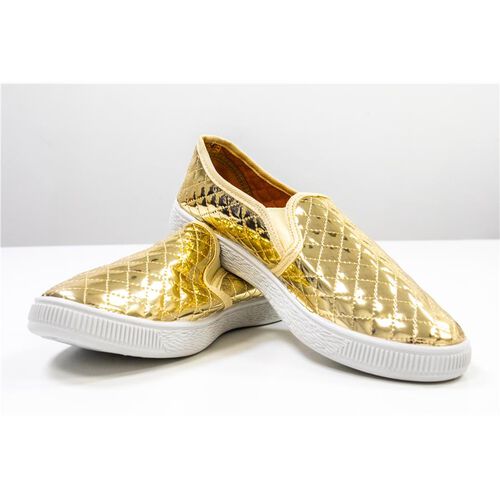 New for Season- Designer Inspired Gold Sneakers and Athletic Shoes ...