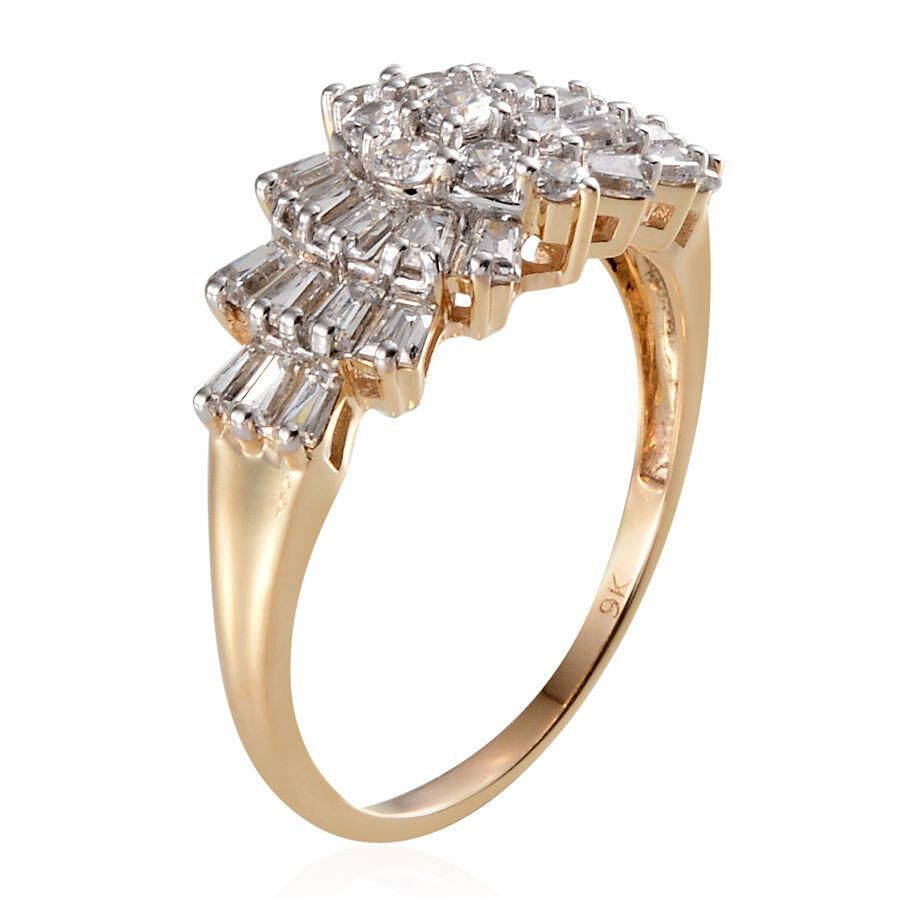 9K Y Gold (Rnd) Ring Made with Finest CZ 1.736 Ct. - 2195435 - TJC